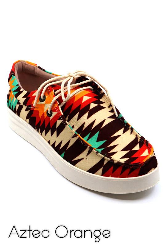 Miami Shoe Aztec Casual Tie Shoes - Ropes and Rhinestones