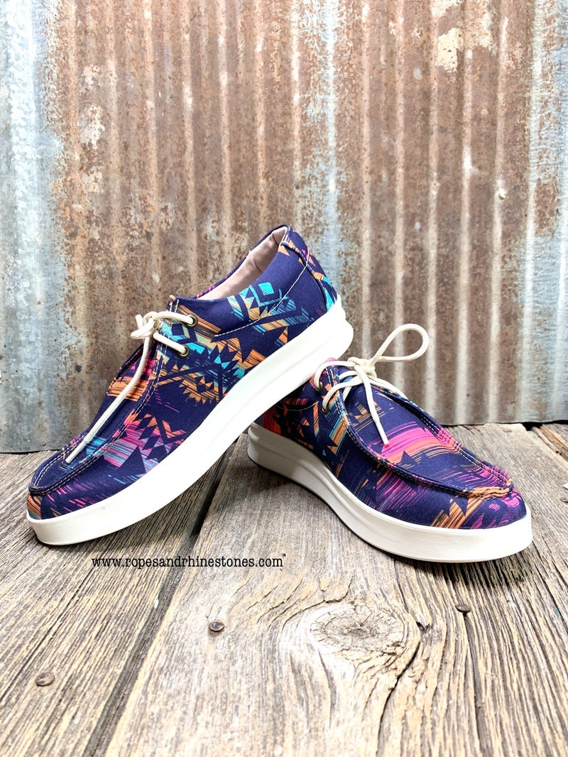 Miami Shoe Aztec Casual Tie Shoes - Ropes and Rhinestones