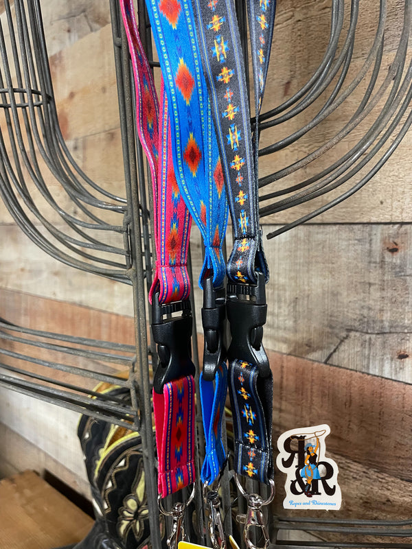 Aztec Lanyard - Ropes and Rhinestones