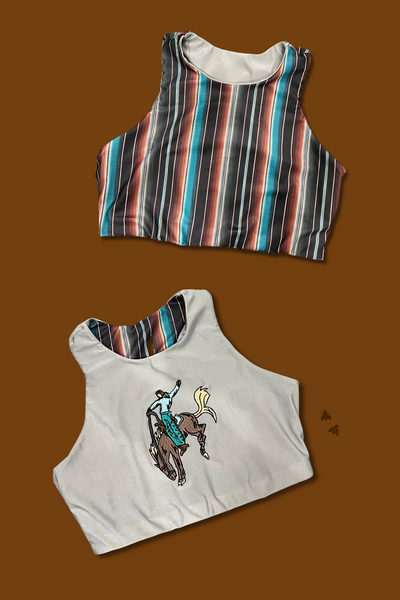 Beach Bucks Swim Top - Ropes and Rhinestones