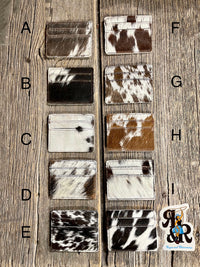 Stylight Cowhide Card Holder - Ropes and Rhinestones